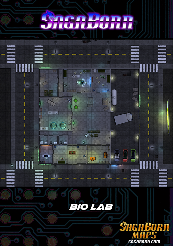 Bio Lab - SagaBorn Cyberpunk: Cyborn